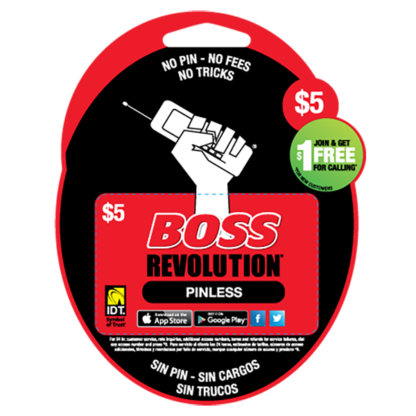 50 Pack of $5 Boss Revolution Pinless Recharge Cards – NRS Marketplace